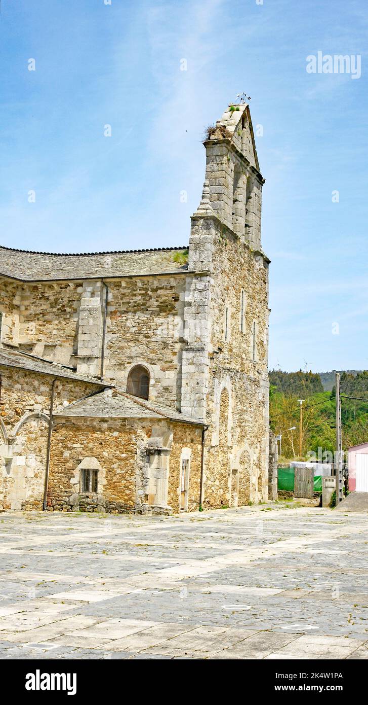 Church of meiras santa maria hi-res stock photography and images - Alamy