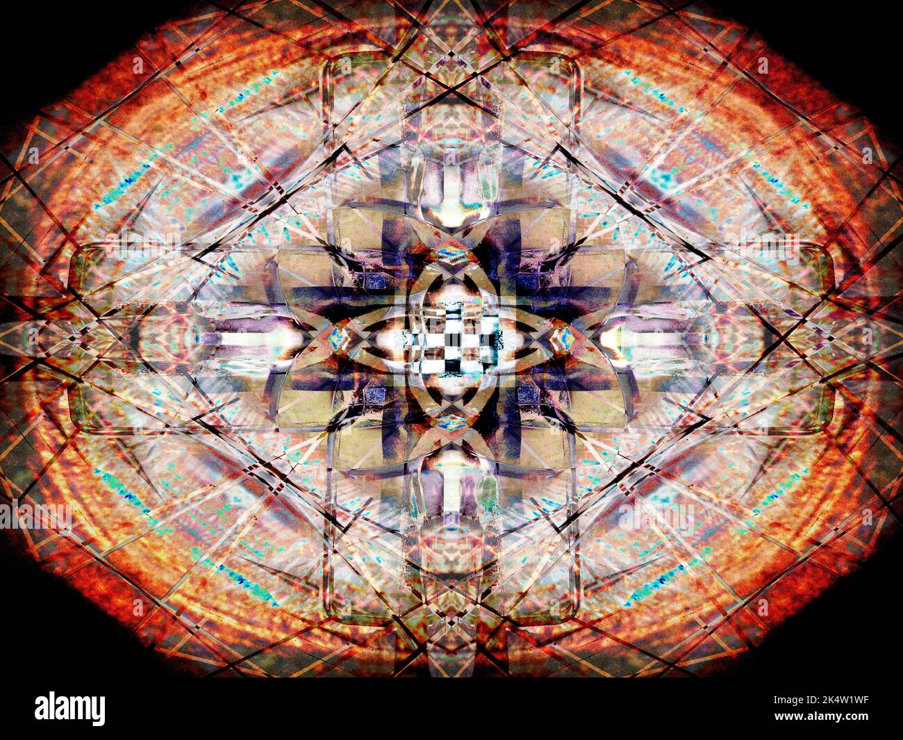 This strange abstract light show actually started with morning sun ...