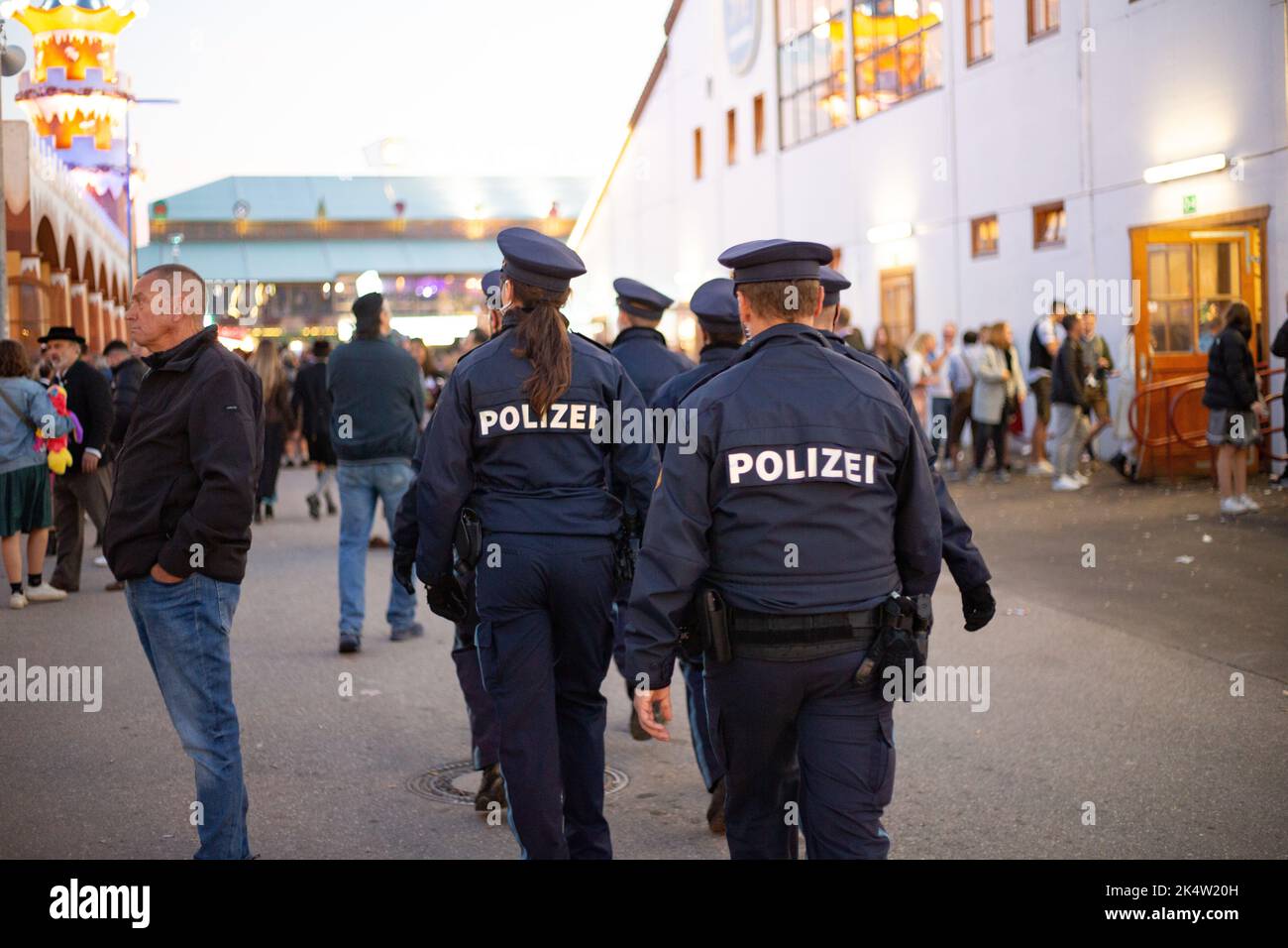 Munich, Germany. 03rd Oct, 2022. Wiesn Patrol. Hundreds of thousands ...