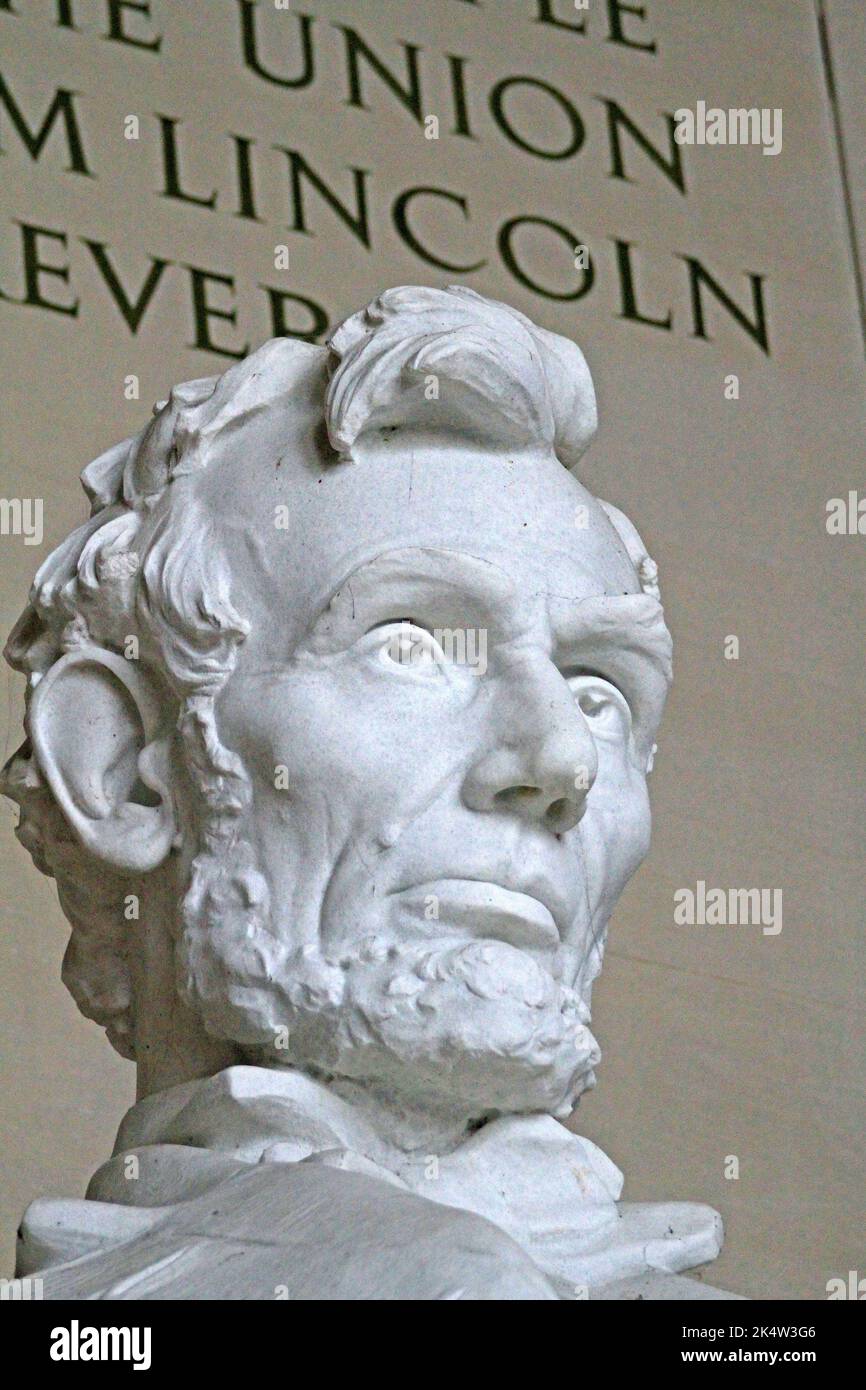 Lincoln memorial inscription hi-res stock photography and images - Alamy