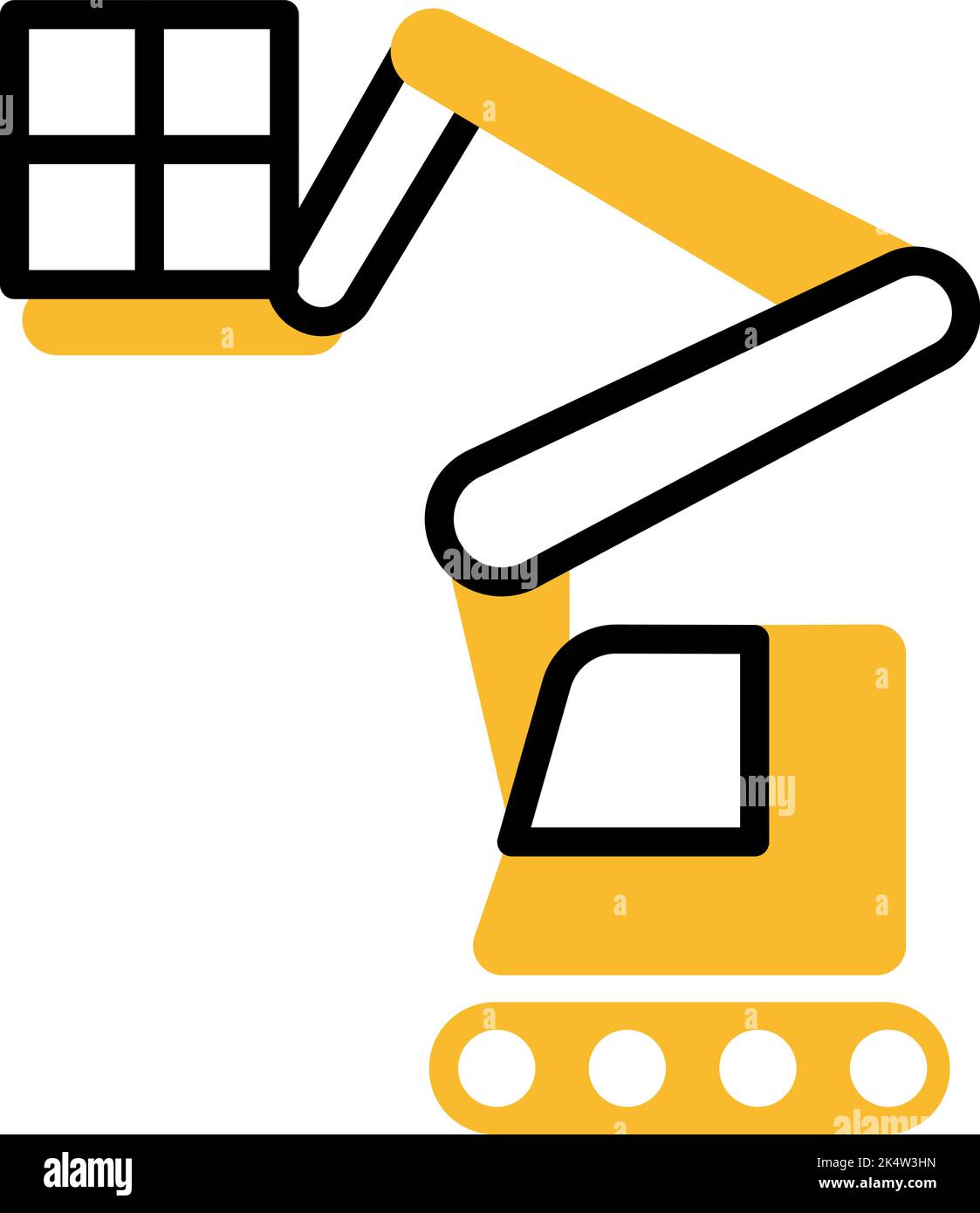 Bucket cherry picker Cut Out Stock Images & Pictures - Alamy