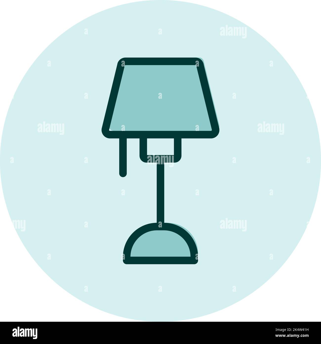 Table lamp pattern illustration Stock Vector Images - Alamy