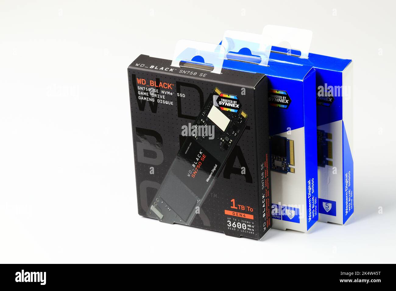 Vareity of NVME SSD packing box, Use on high performance computer ...