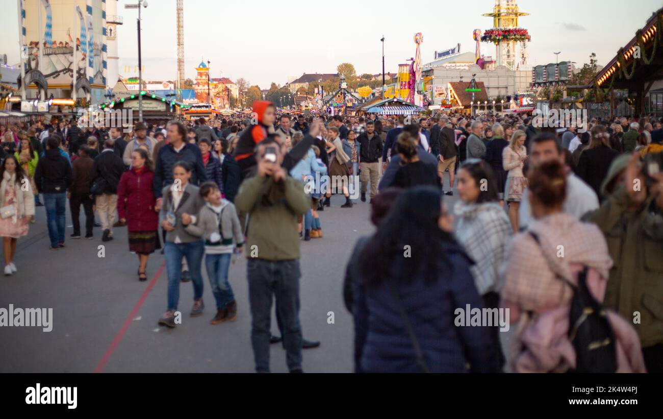 Munich, Germany. 03rd Oct, 2022. Hundreds of thousands visit the ...