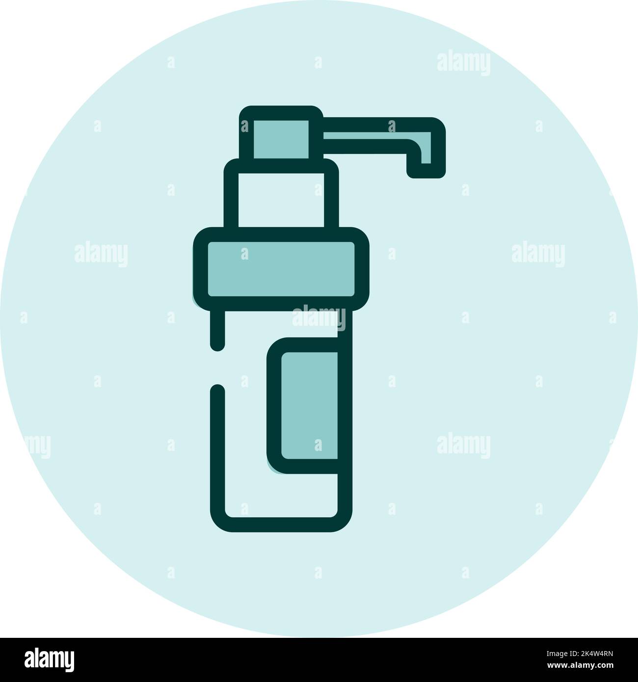 Medical spray, illustration, vector on a white background Stock Vector ...