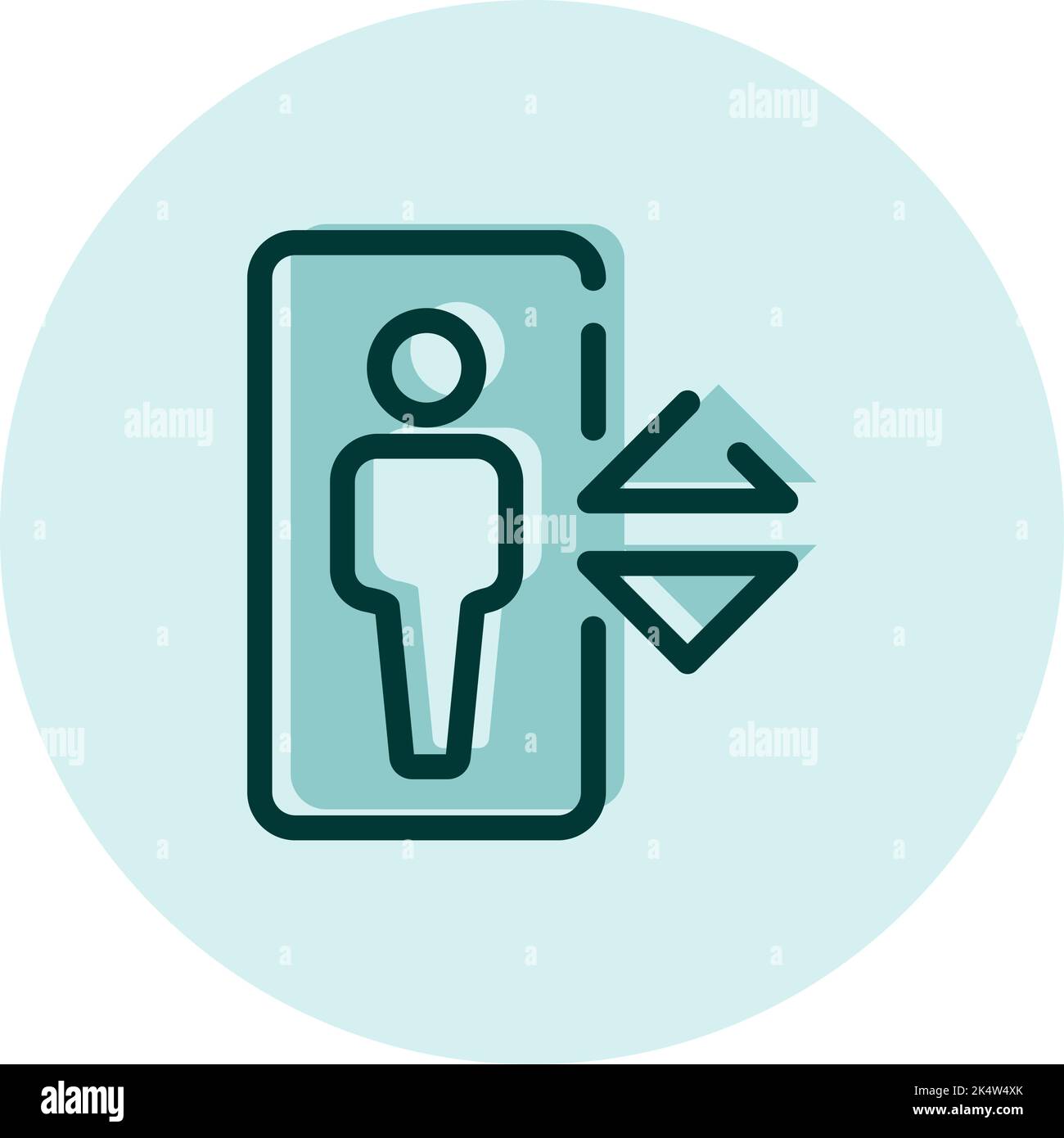 Hotel elevator, illustration, vector on a white background Stock Vector ...