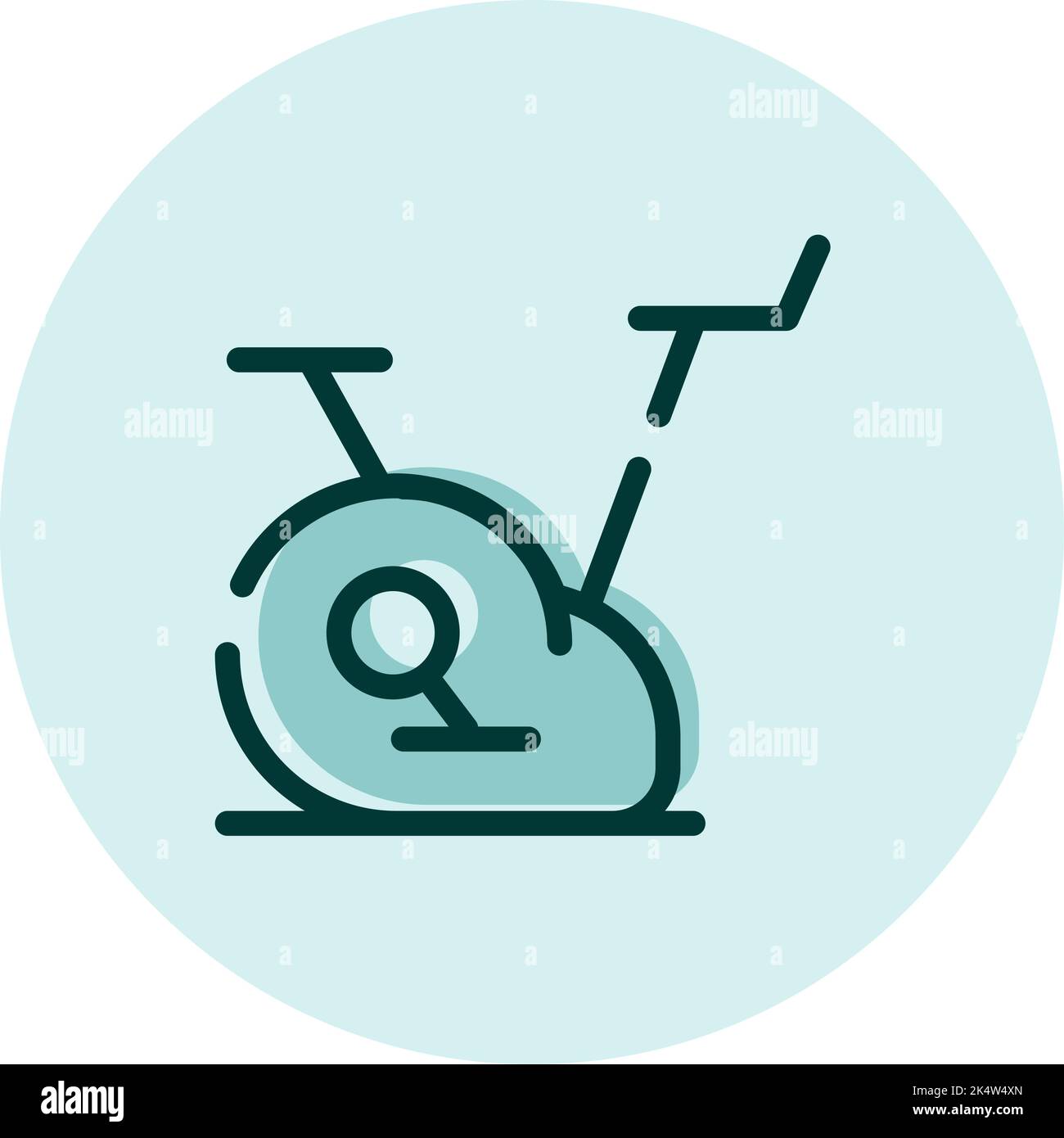 Hotel gym, illustration, vector on a white background Stock Vector ...