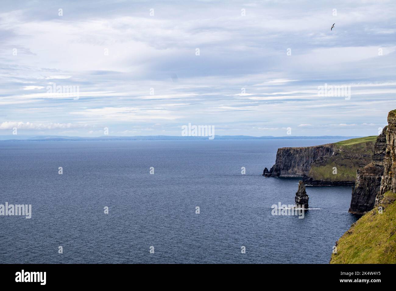 A scenic view of the Cliffs of Moher in County Clare, Ireland Stock ...