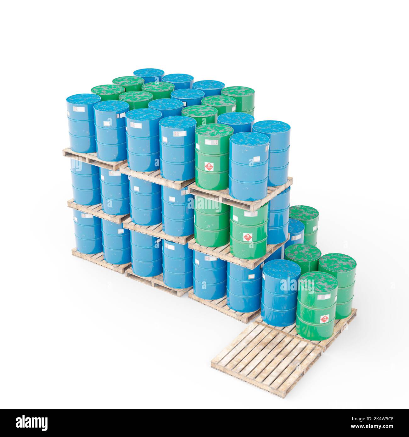 Stacked barrels Cut Out Stock Images & Pictures - Alamy