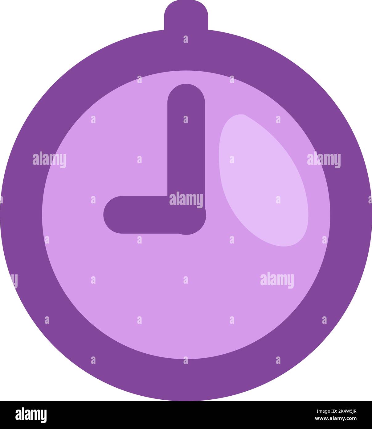 Logistics clock, illustration, vector on a white background Stock ...