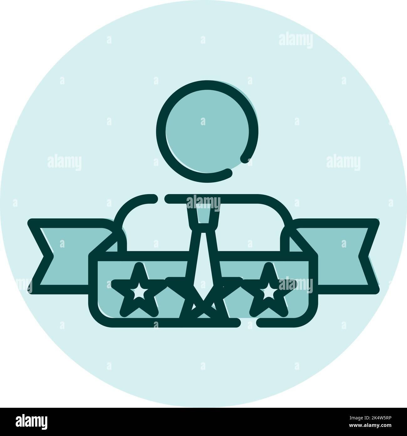 Best employee, illustration, vector on a white background Stock Vector ...