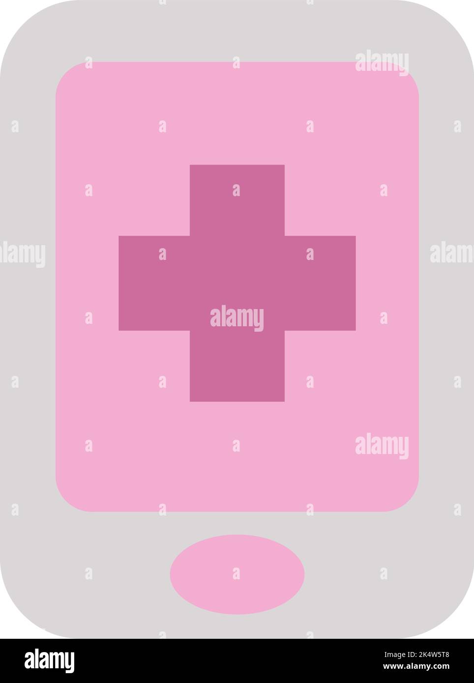 Medicine phone, illustration, vector on a white background Stock Vector ...