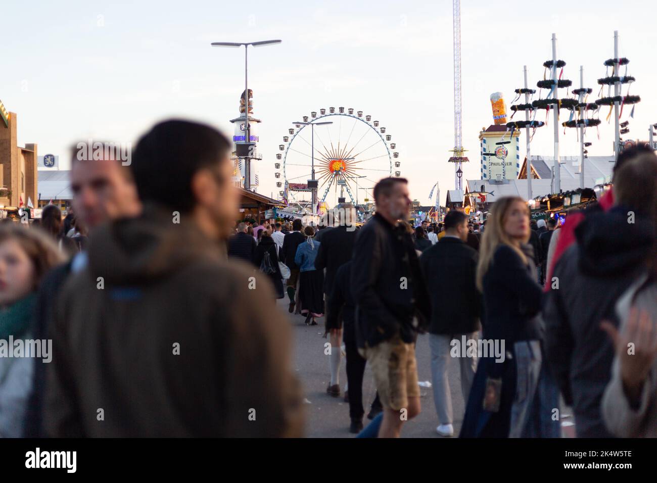 Hundreds of thousands visit the Oktoberfest 2022 on October 3rd, 2022 ...