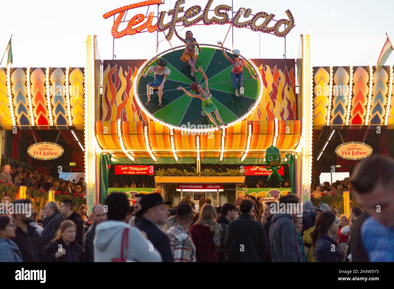 Hundreds of thousands visit the Oktoberfest 2022 on October 3rd, 2022 ...
