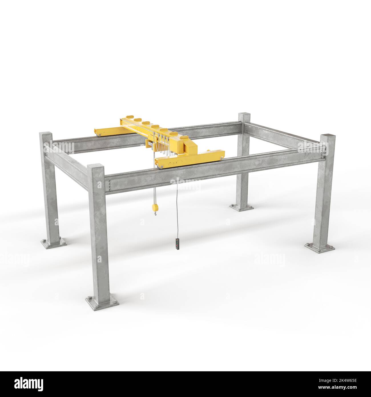 A stand for external air conditioner unit isolated on white Stock Photo ...