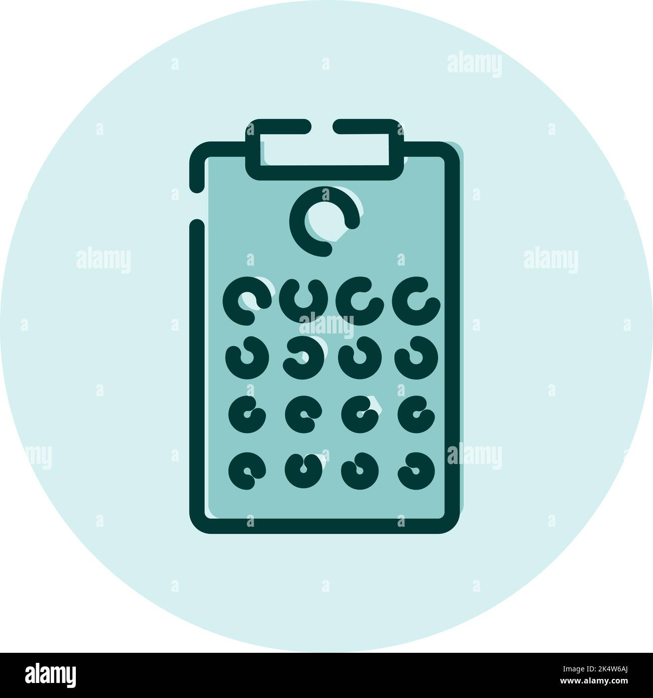 Medical list, illustration, vector on a white background Stock Vector ...