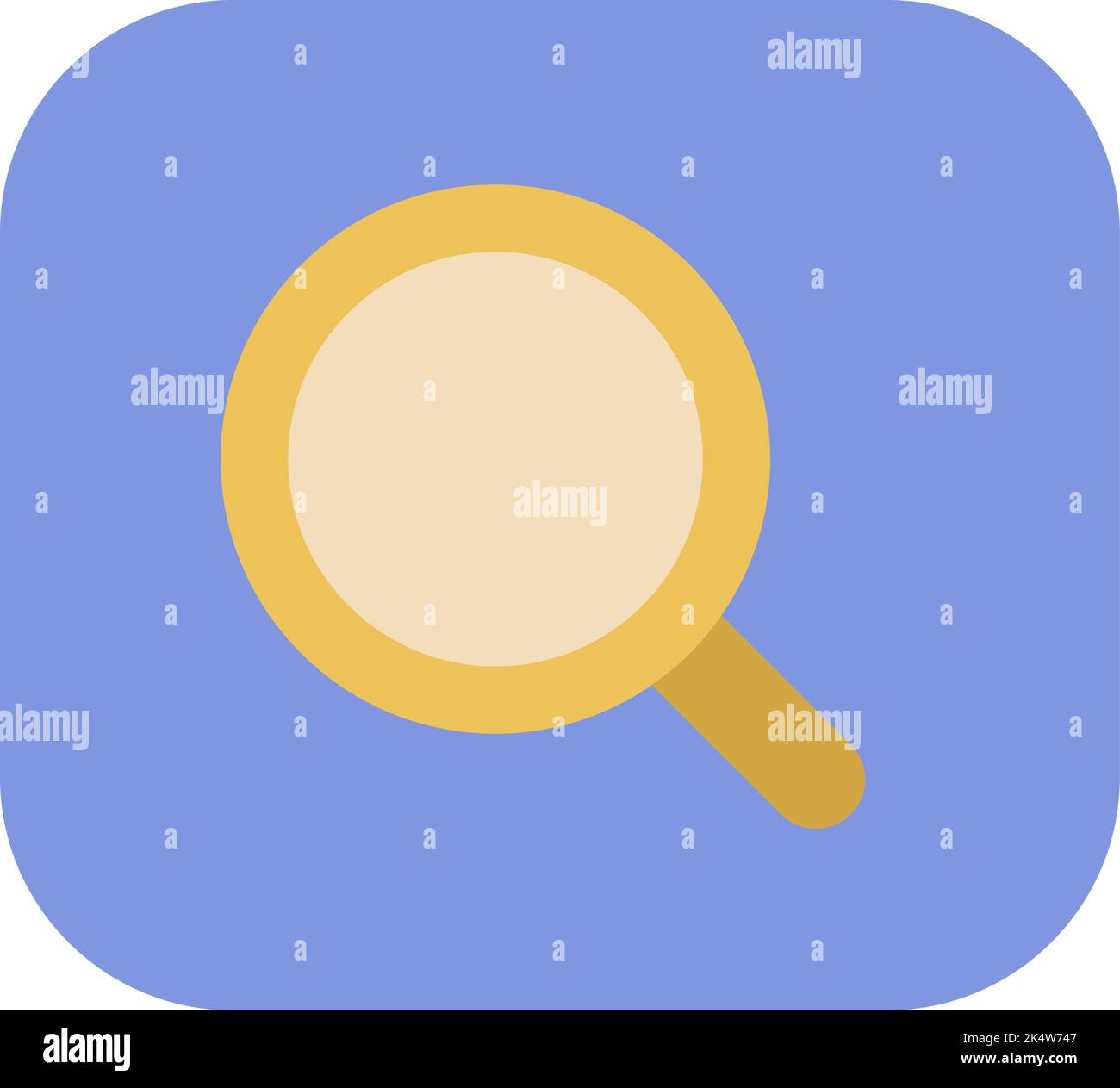 Office magnifier, illustration, vector on a white background Stock ...