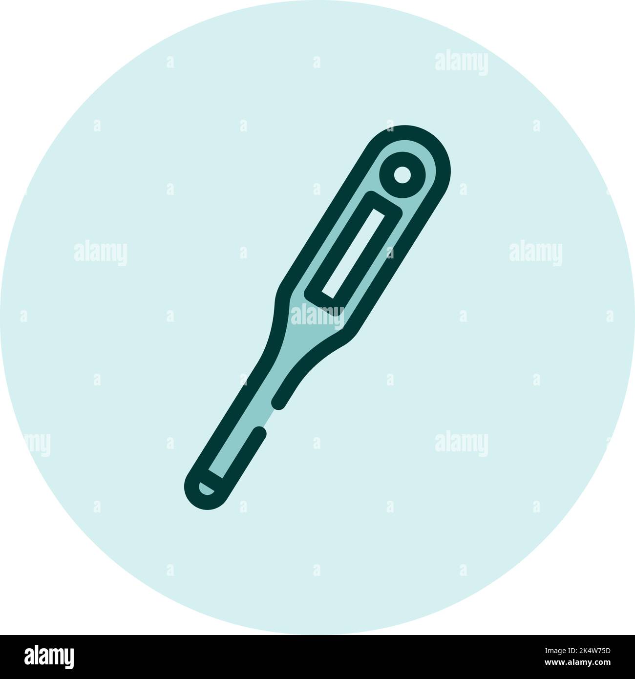 Medical syringe, illustration, vector on a white background Stock ...