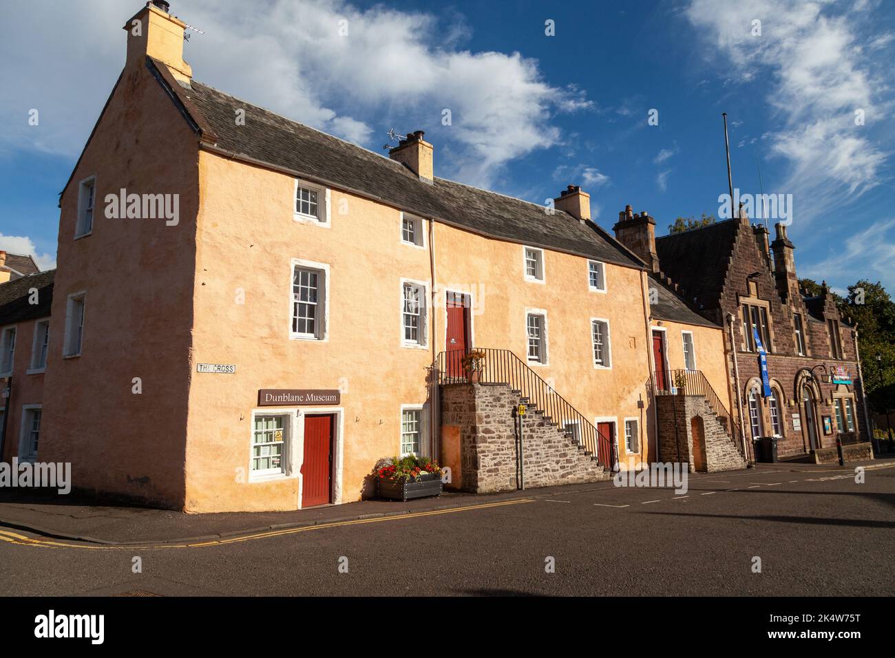 Dunblane Museum, The Cross, Dunblane, Stirling, Scotland Stock Photo ...