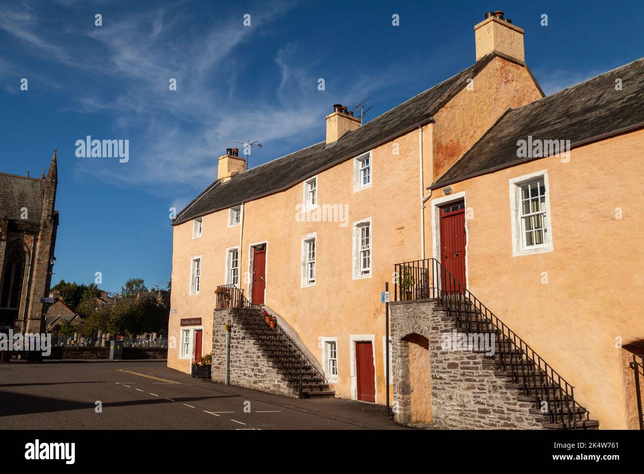 Dunblane Museum, The Cross, Dunblane, Stirling, Scotland Stock Photo ...