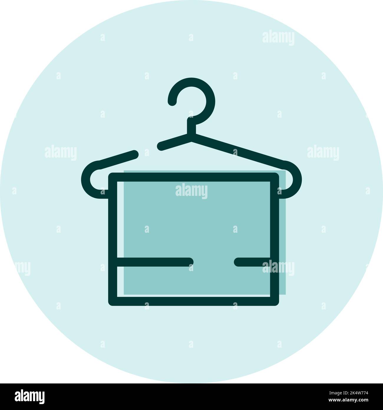 Hotel laundry, illustration, vector on a white background Stock Vector ...