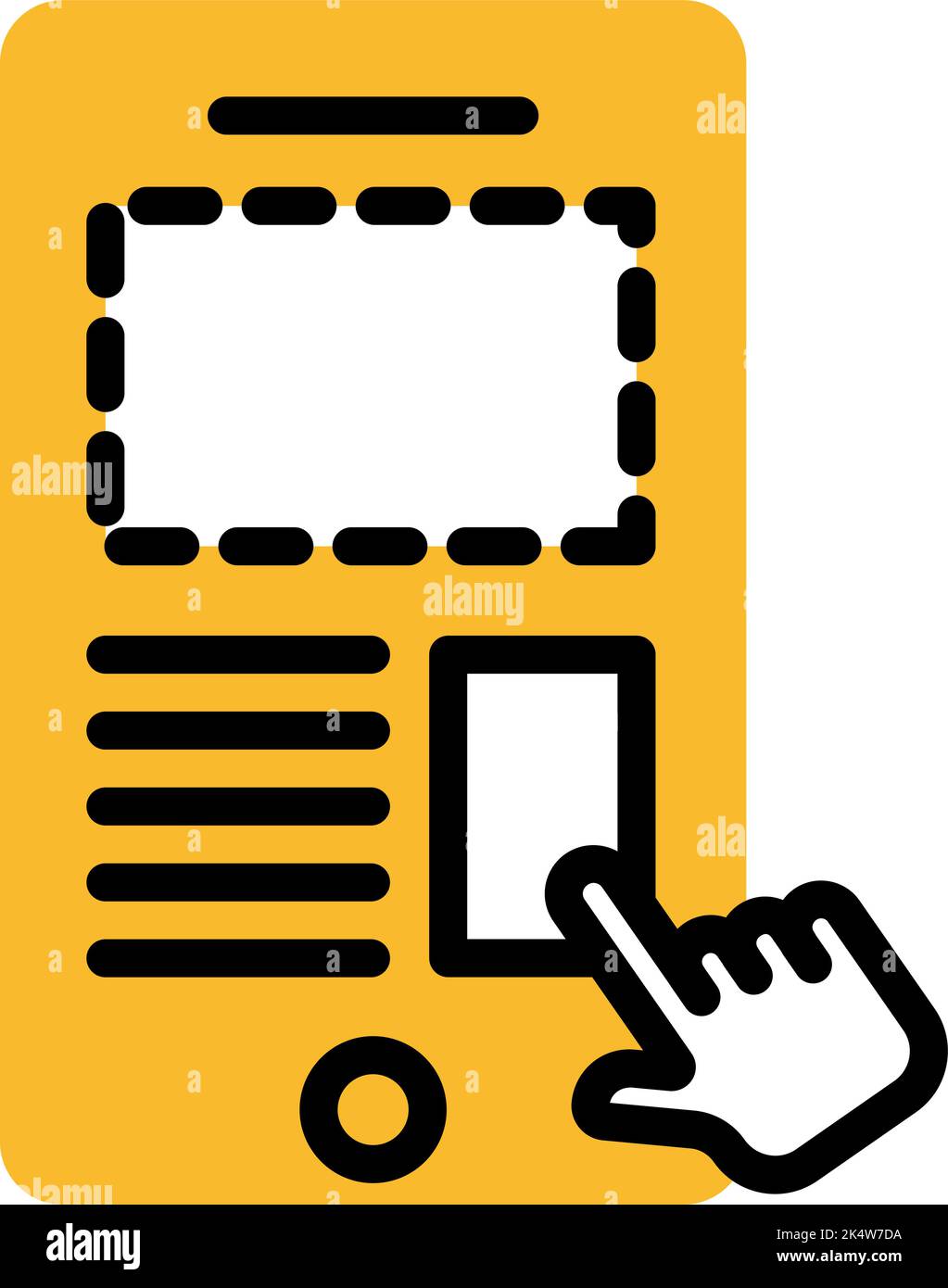 Icon mobile ui ux Stock Vector Images - Alamy