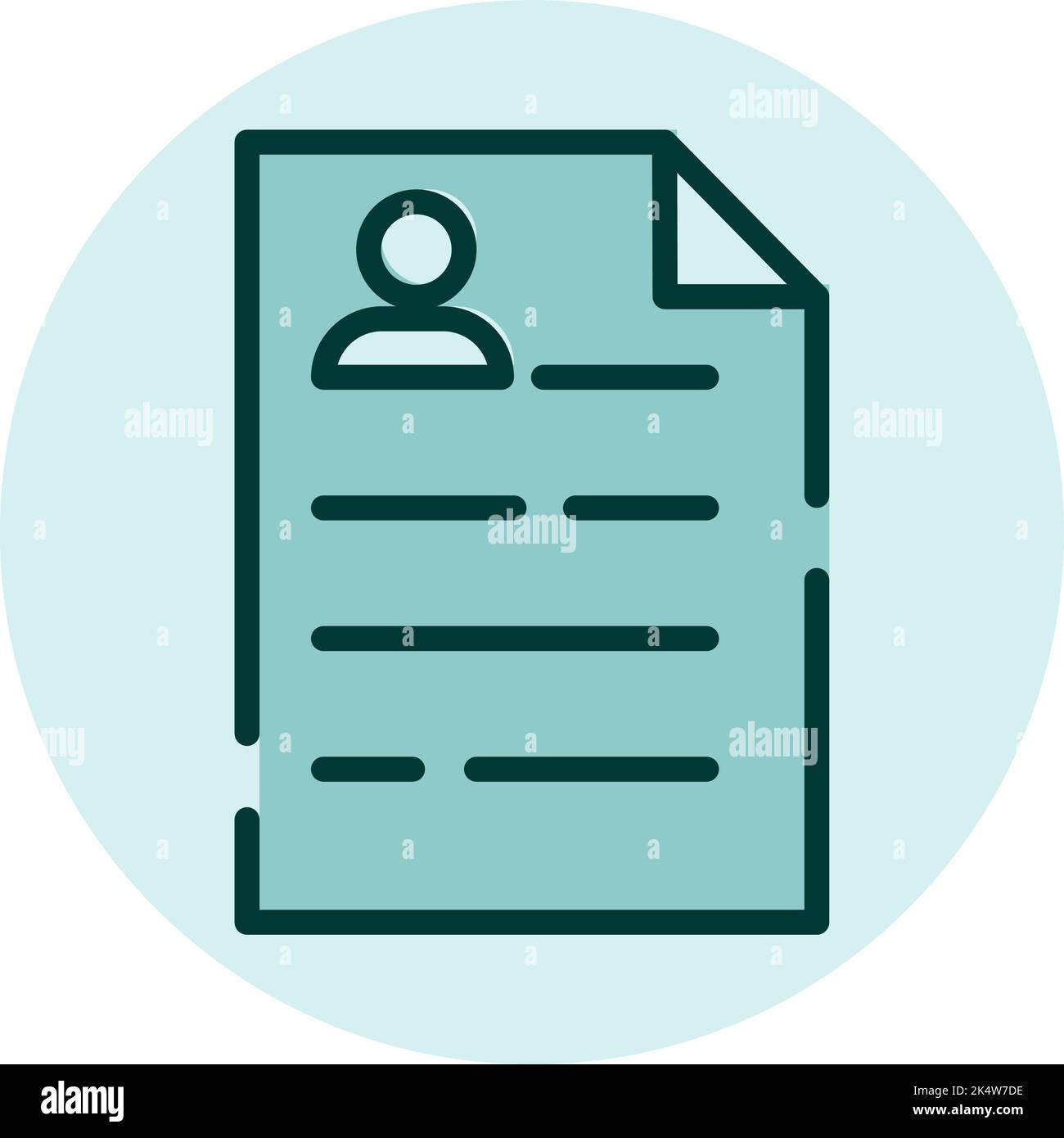 Vector resume job search Cut Out Stock Images & Pictures - Alamy