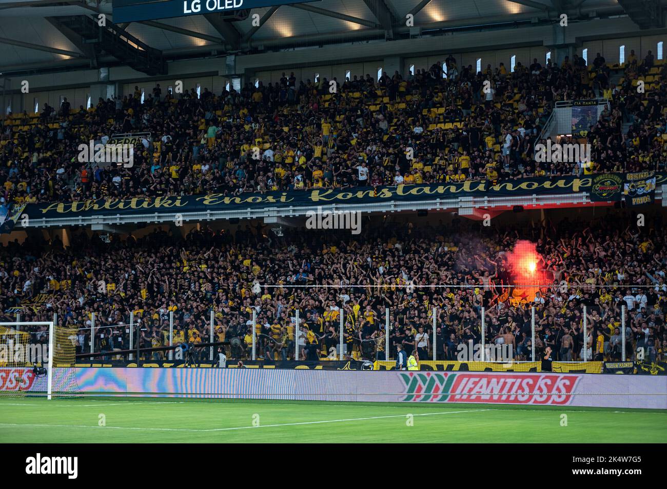 Athens, Lombardy, Greece. 3rd Oct, 2022. New stadium of AEK Athens FC ...
