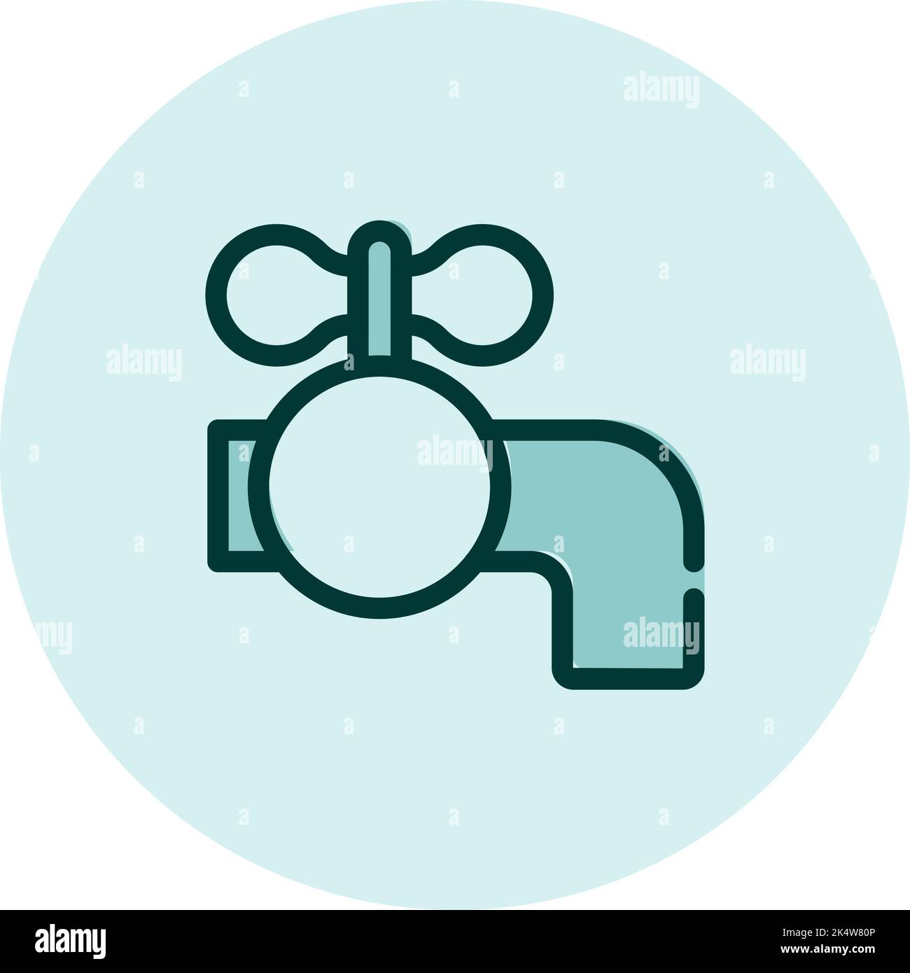 Real estate tap, illustration, vector on a white background Stock ...