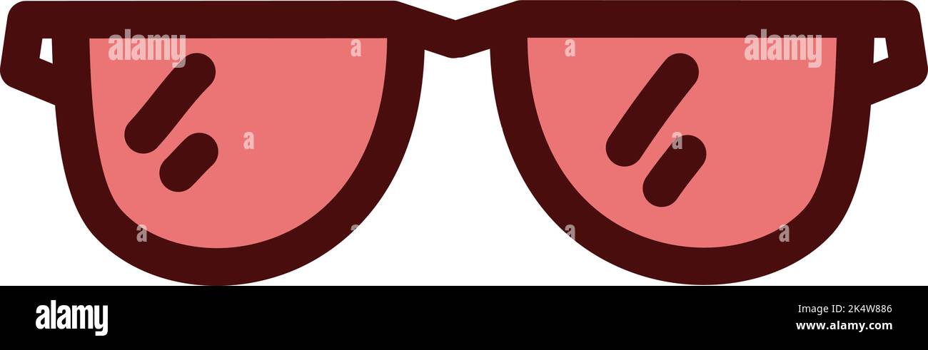 Office glasses, illustration, vector on a white background Stock Vector ...