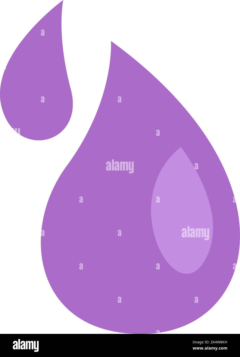 Water drops, illustration, vector on a white background Stock Vector ...