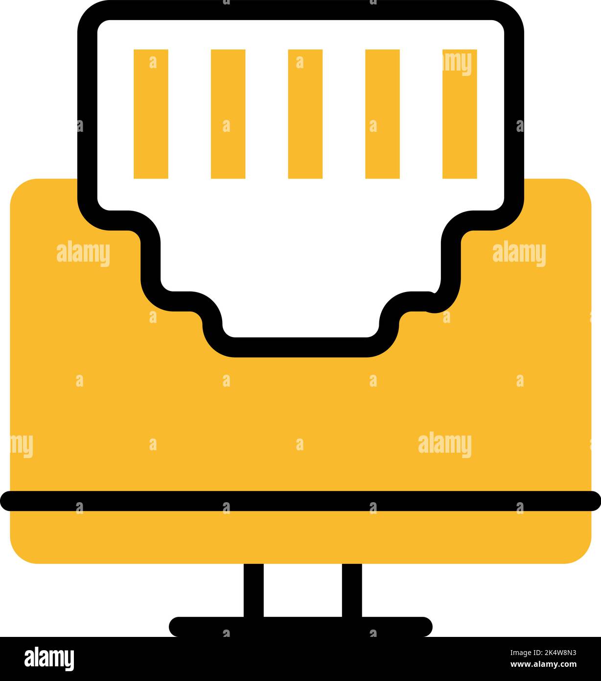 Network lan, illustration, vector on a white background Stock Vector ...