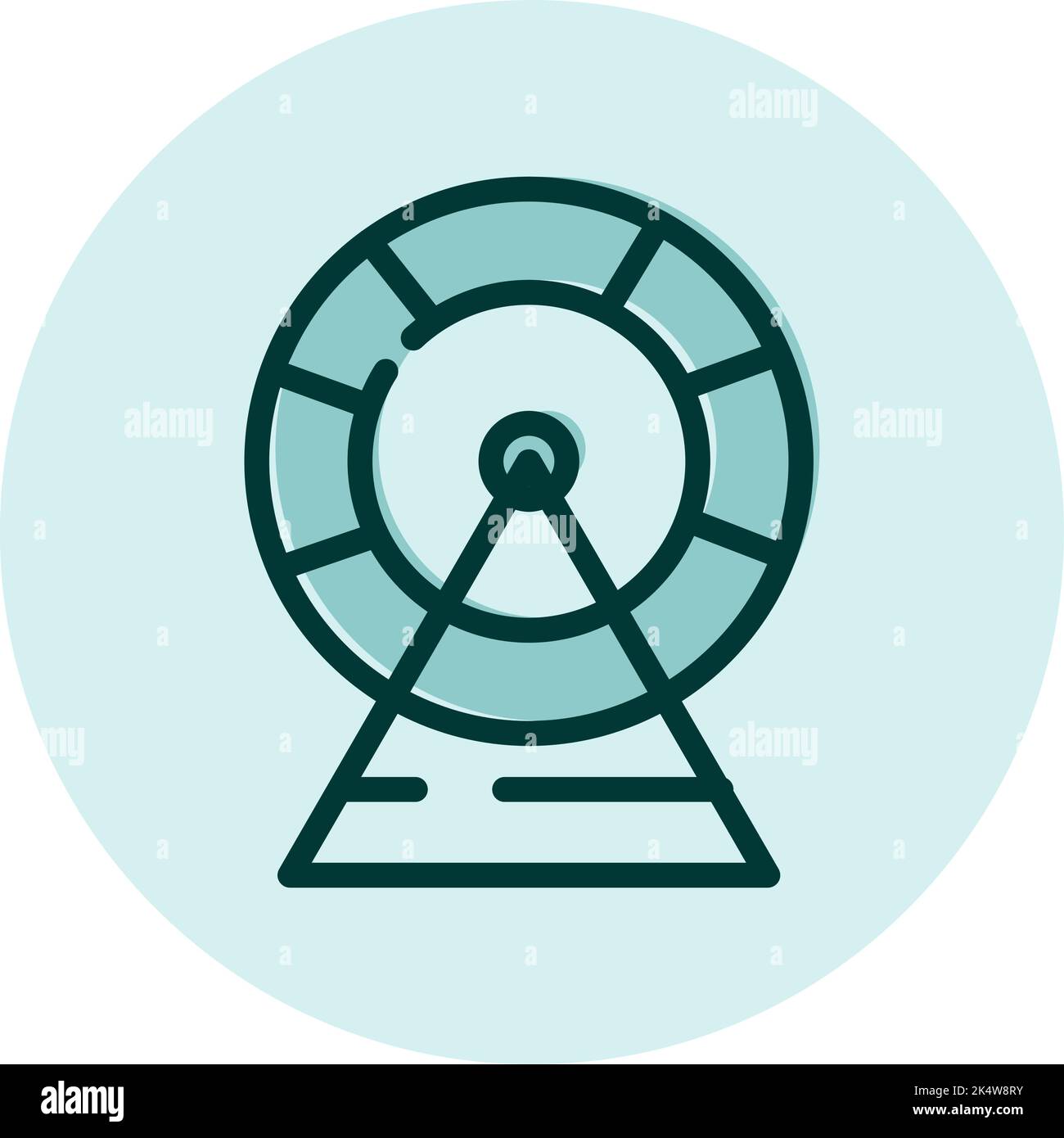 Pet mouse circle, illustration, vector on a white background Stock ...