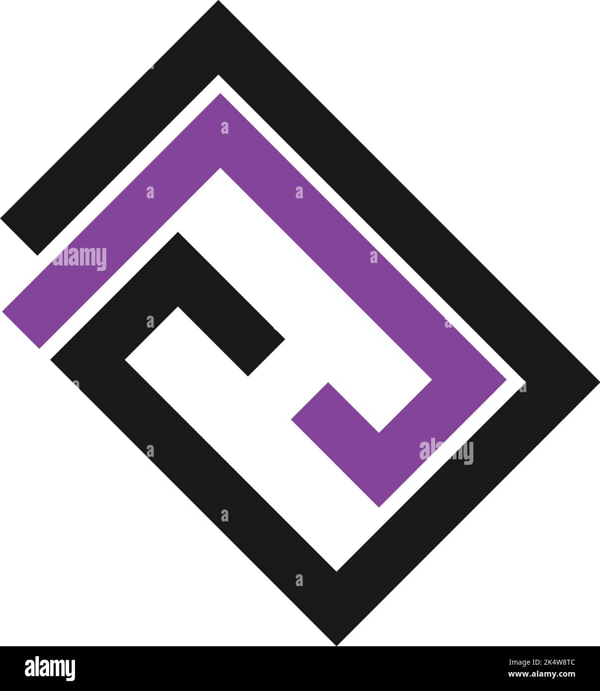 letter h abbreviation initial logo template isolated Stock Vector Image ...