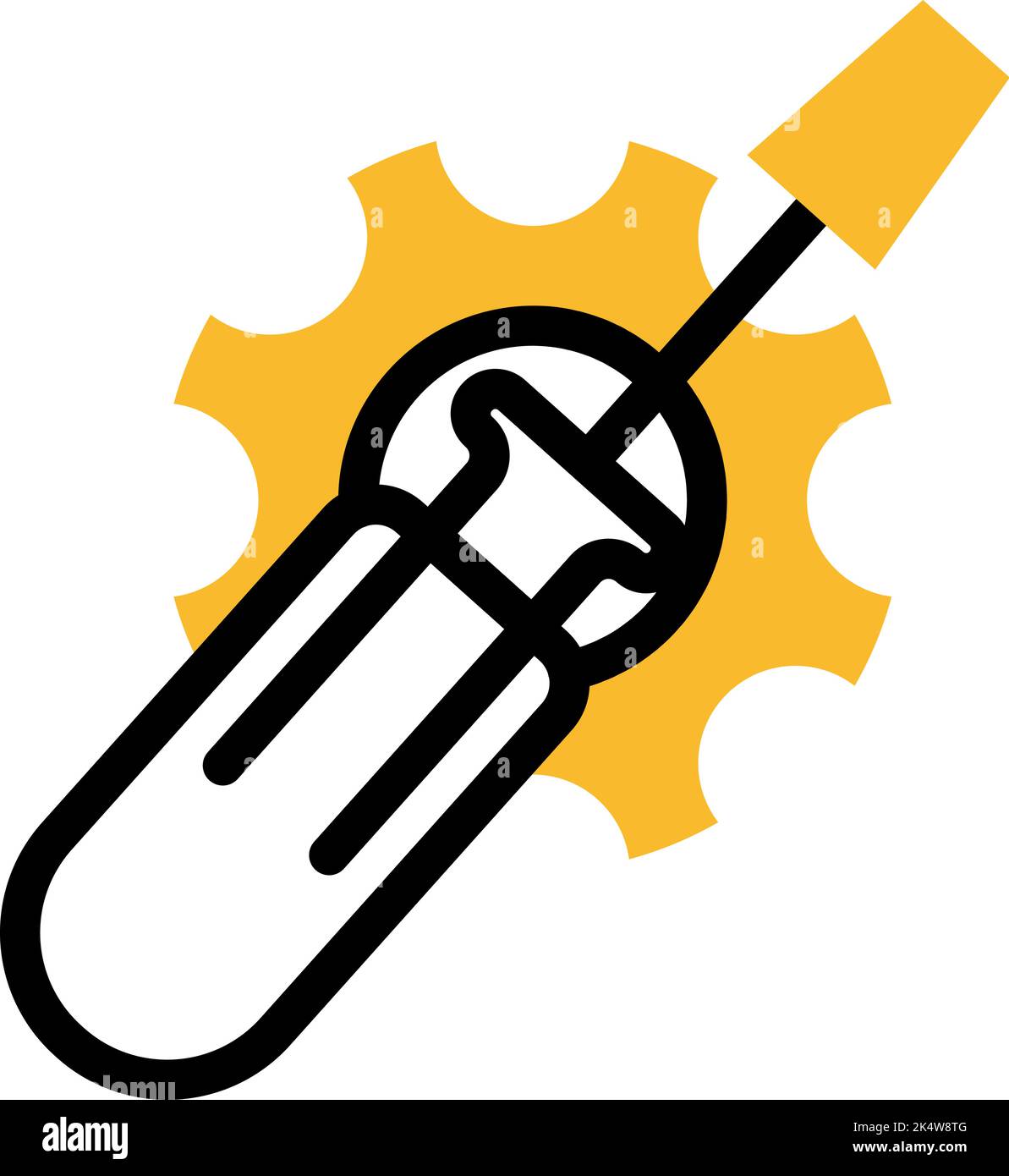 Network optimization, illustration, vector on a white background Stock ...