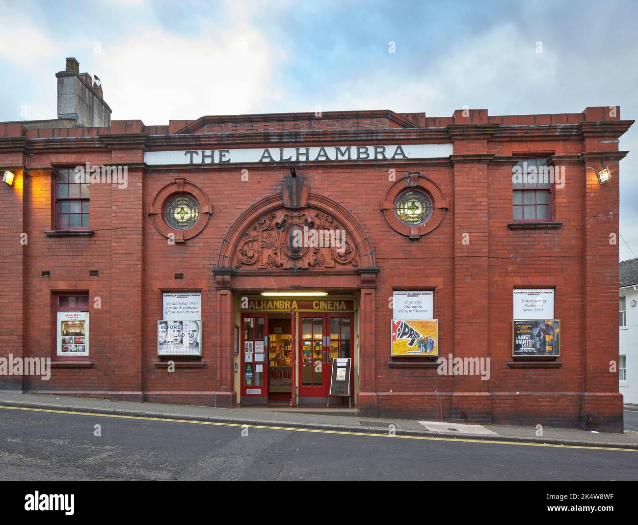 The Alhambra Cinema, Keswick, Cumbria, England Stock Photo - Alamy