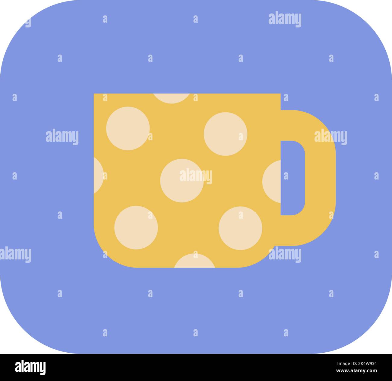 Mug icon vector hi-res stock photography and images - Alamy
