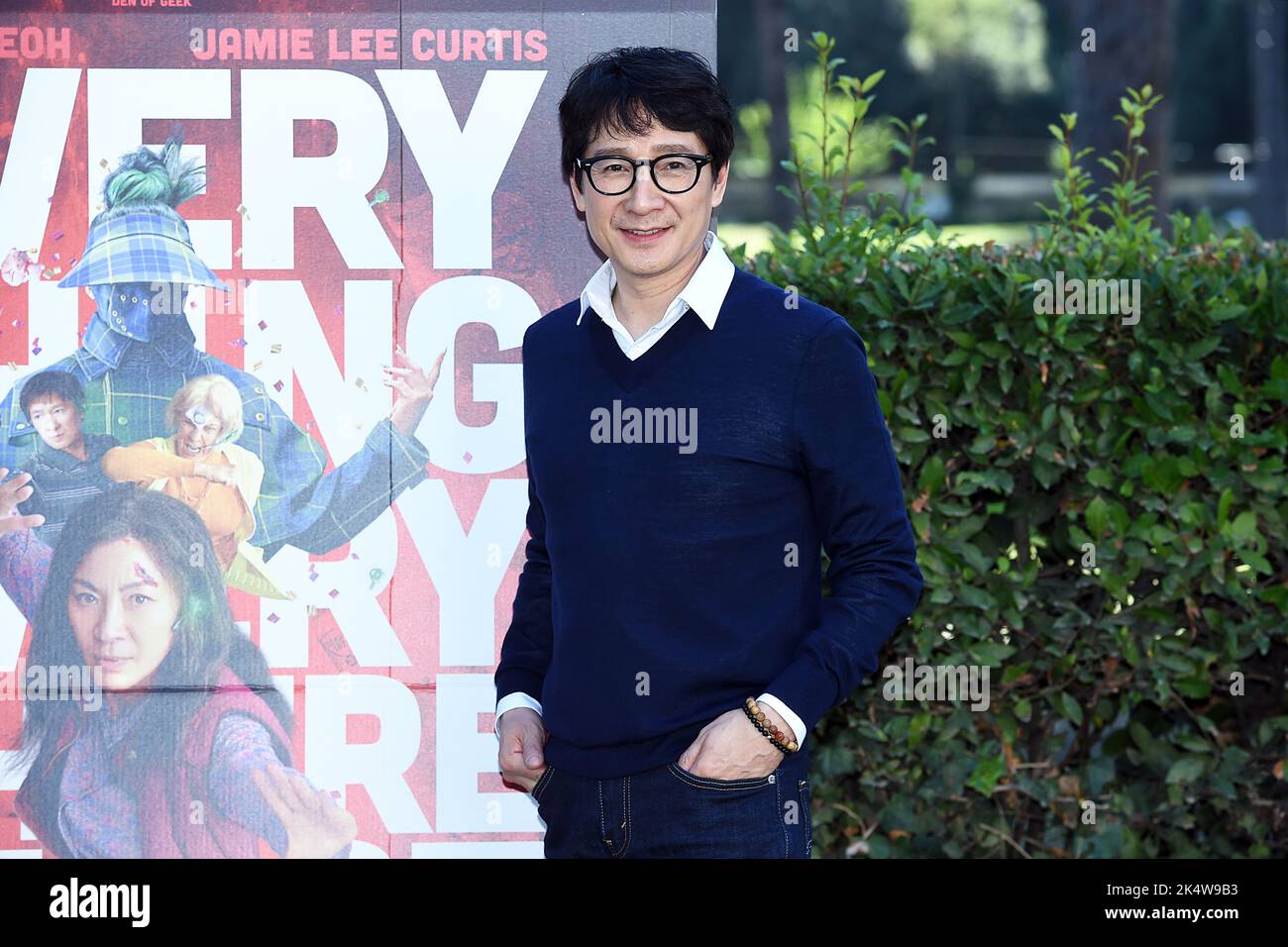 Rome (Italy), October 4, 2022. American actor Jonathan Ke Huy Quan ...