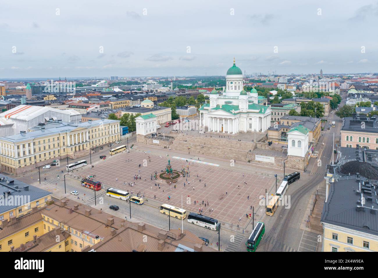 Helsinki Cathedral Square. One of the most famous Sightseeing Place in ...