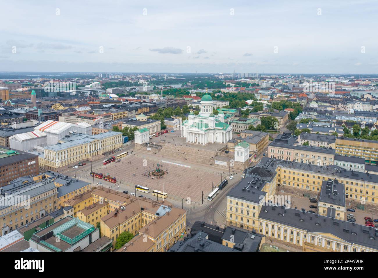 Helsinki Cathedral Square. One of the most famous Sightseeing Place in ...