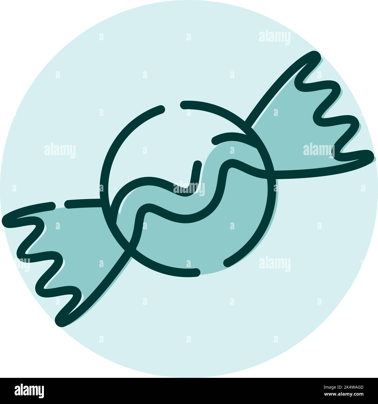 Hard candy, illustration, vector on a white background Stock Vector ...