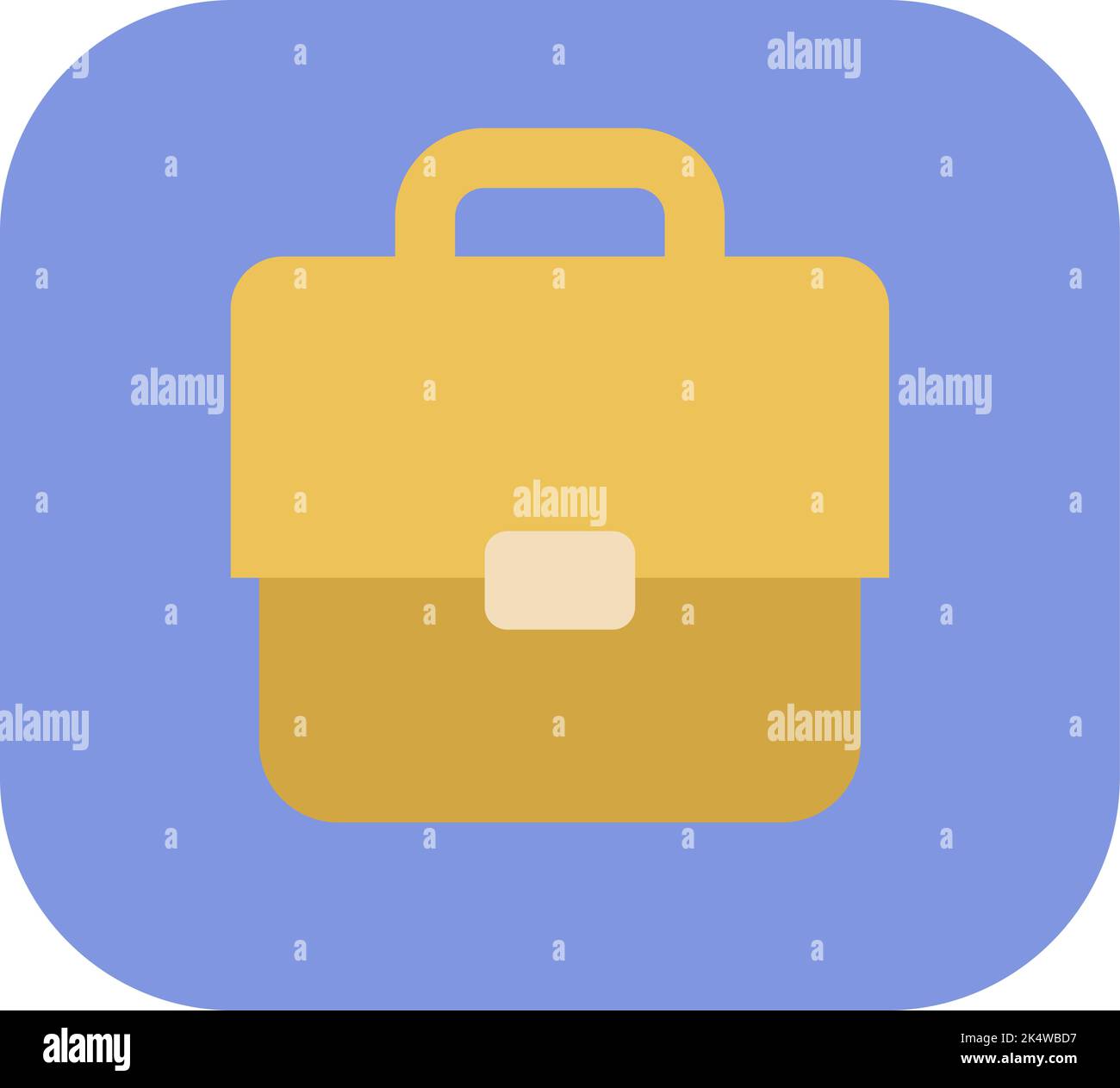 Office bag, illustration, vector on a white background Stock Vector ...