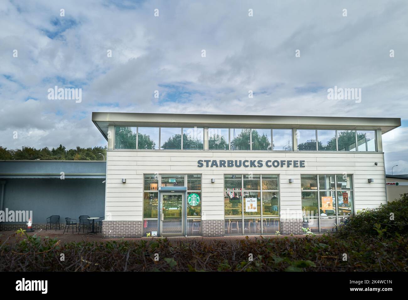 Starbucks coffee shop at the Kettering Business Park, Kettering ...