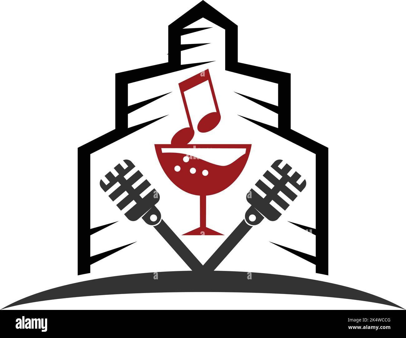 hotel restaurant music entertainment logo Stock Vector Image & Art - Alamy
