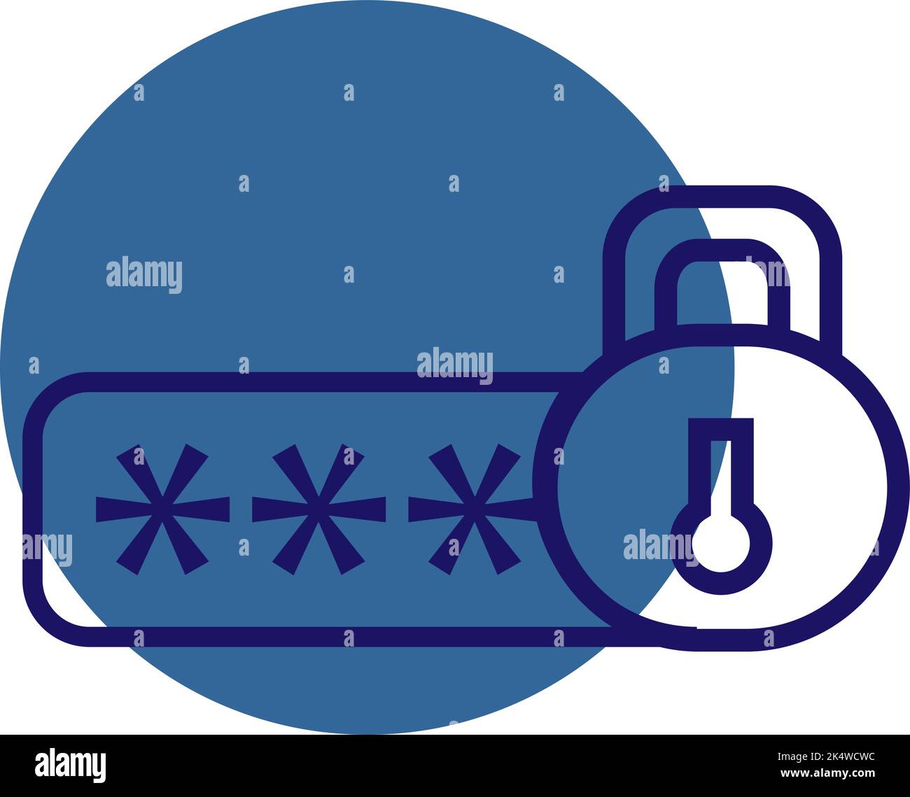 Security password Stock Vector Images - Alamy