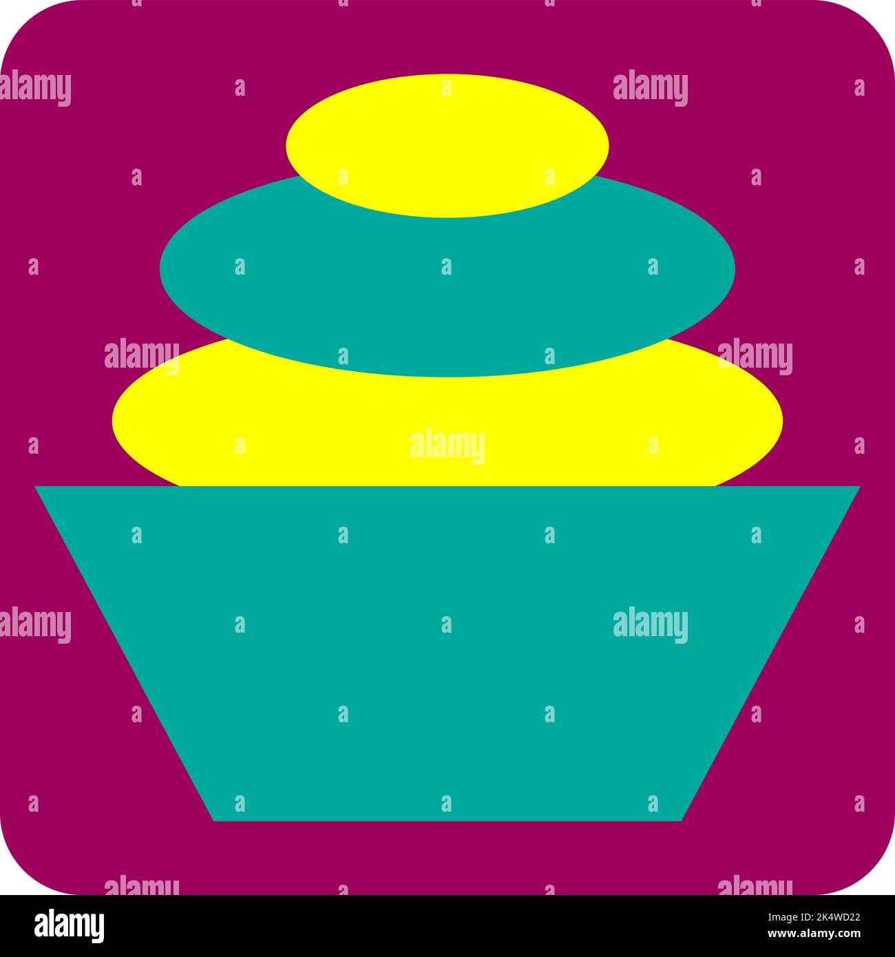 Sweet food baked icing Stock Vector Images - Alamy