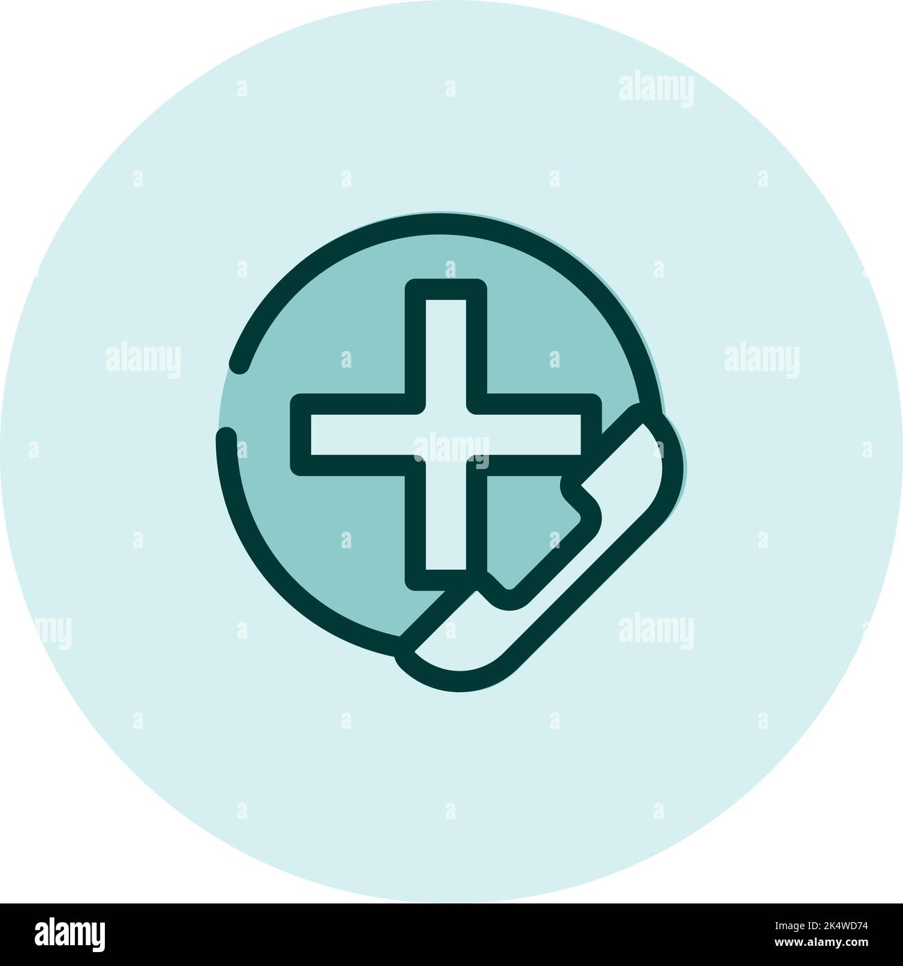 Medical call center emergency, illustration, vector on a white ...
