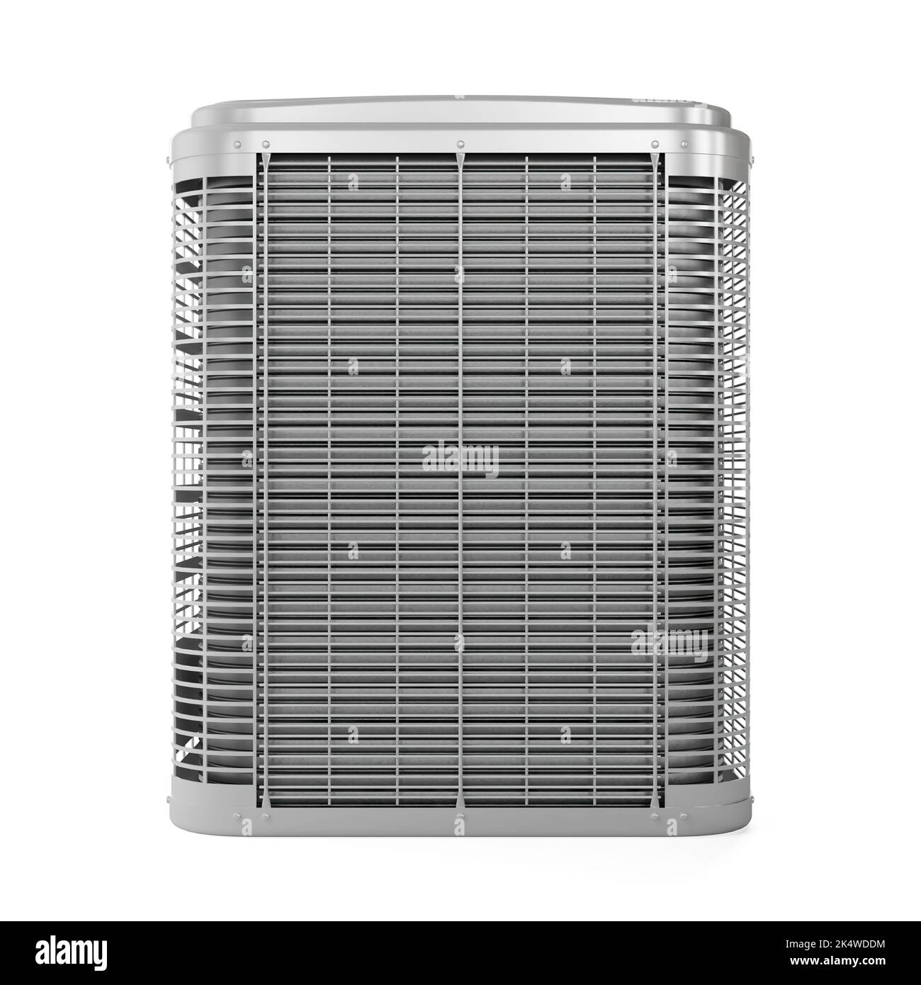 The computer-generated 3d realistic air conditioner isolated on a ...