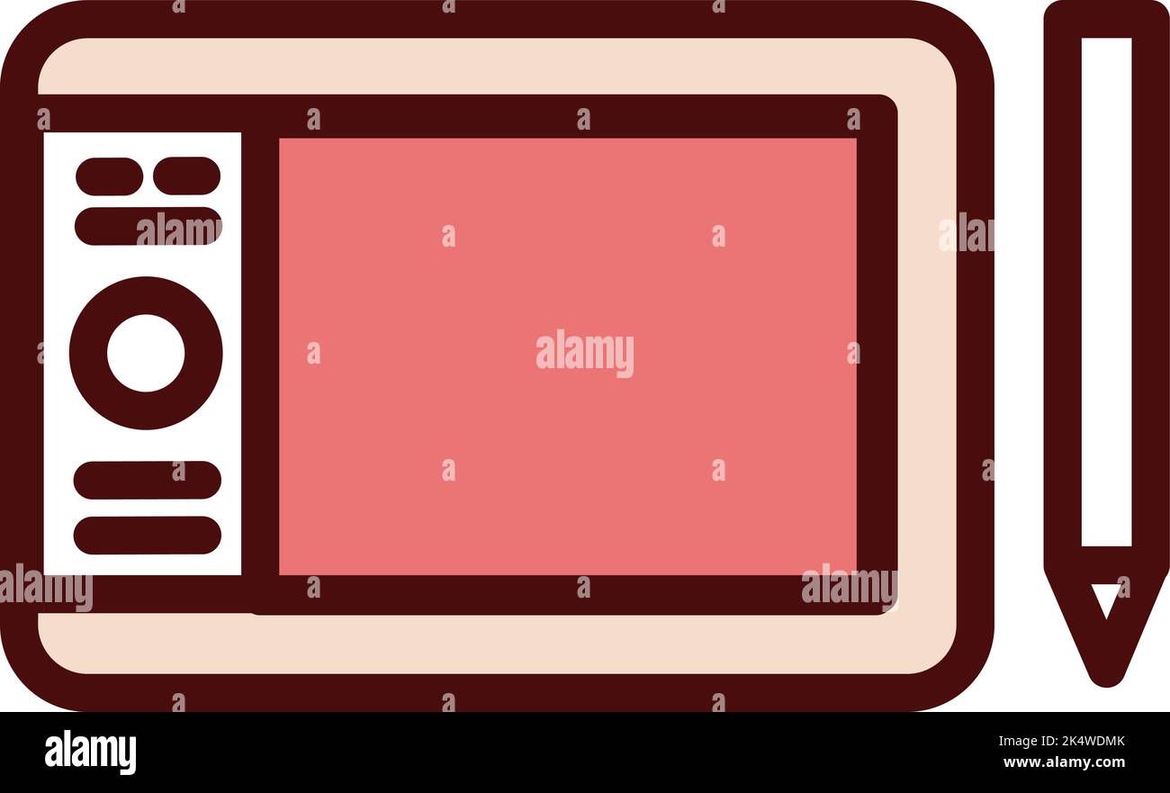 Cartoon computer tablet hi-res stock photography and images - Alamy