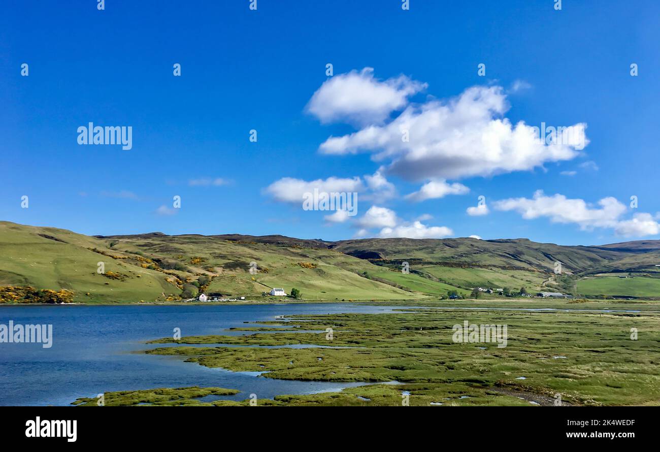 South inland end of Loch Harport, Isle of Skye, Inner Hebrides ...